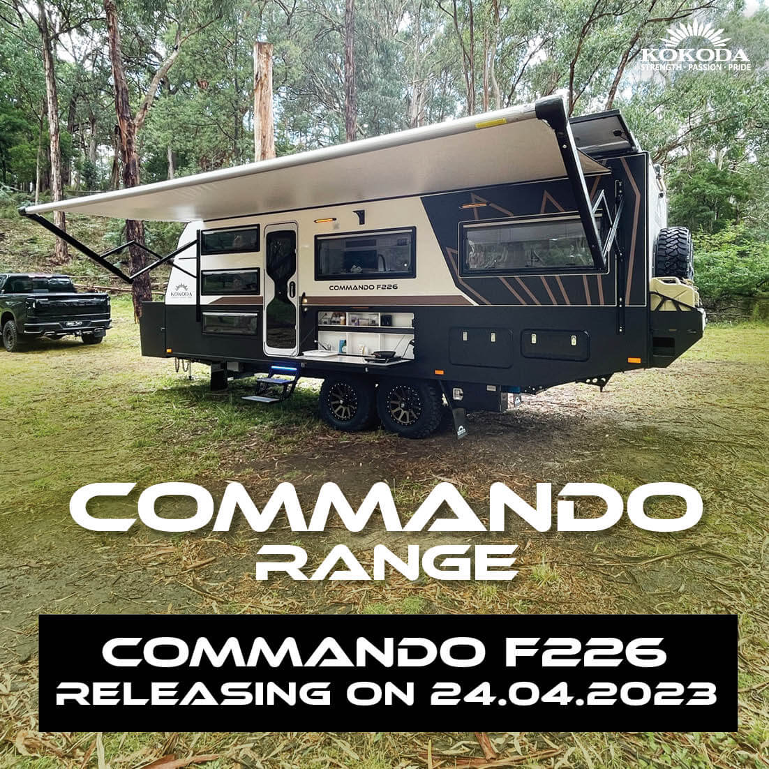 Counterstrike Series | Off-Grid Electric Caravans | Kokoda Caravans